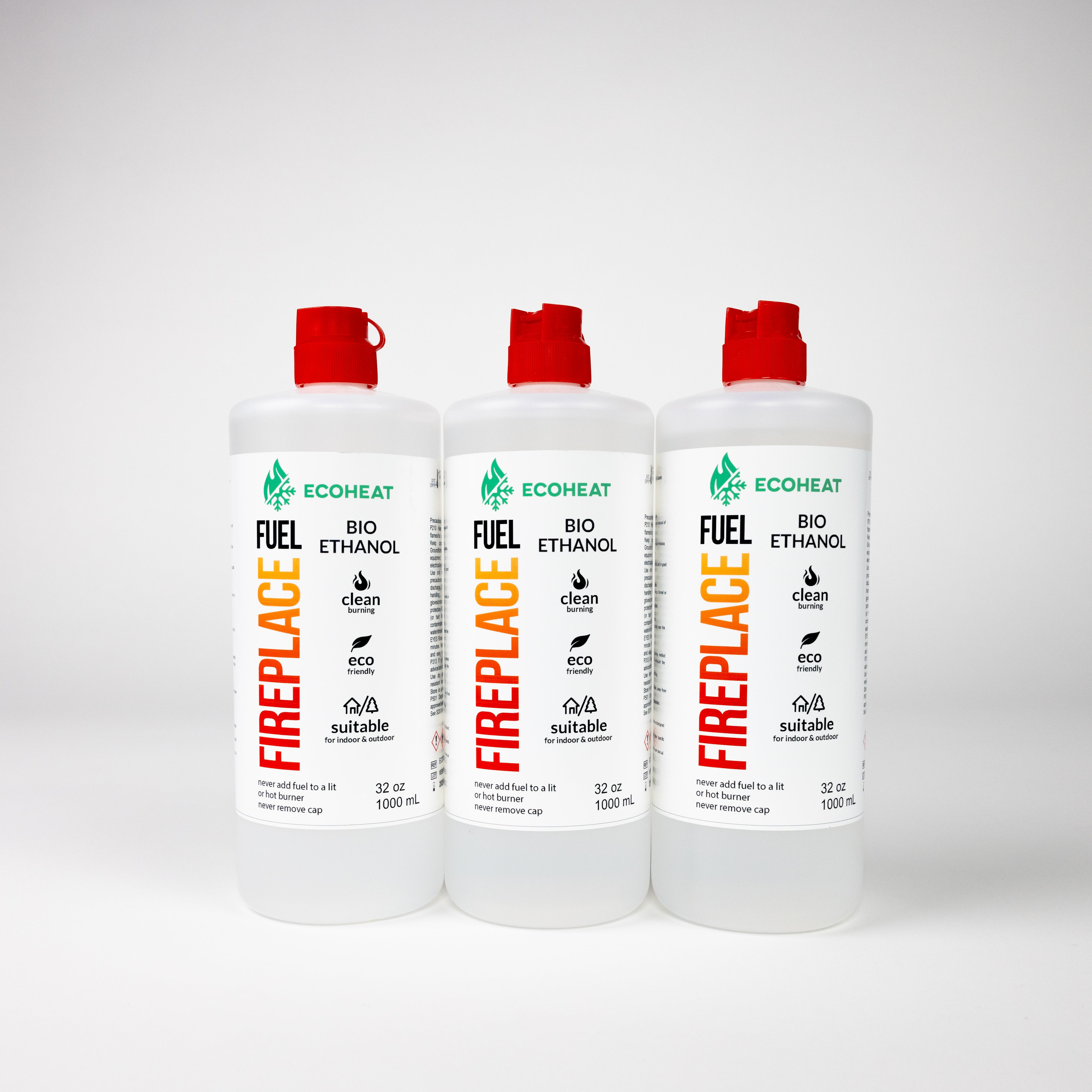 Bio-Ethanol Fireplace Fuel - High-Grade Ethyl Alcohol Smokeless Fuel f ...
